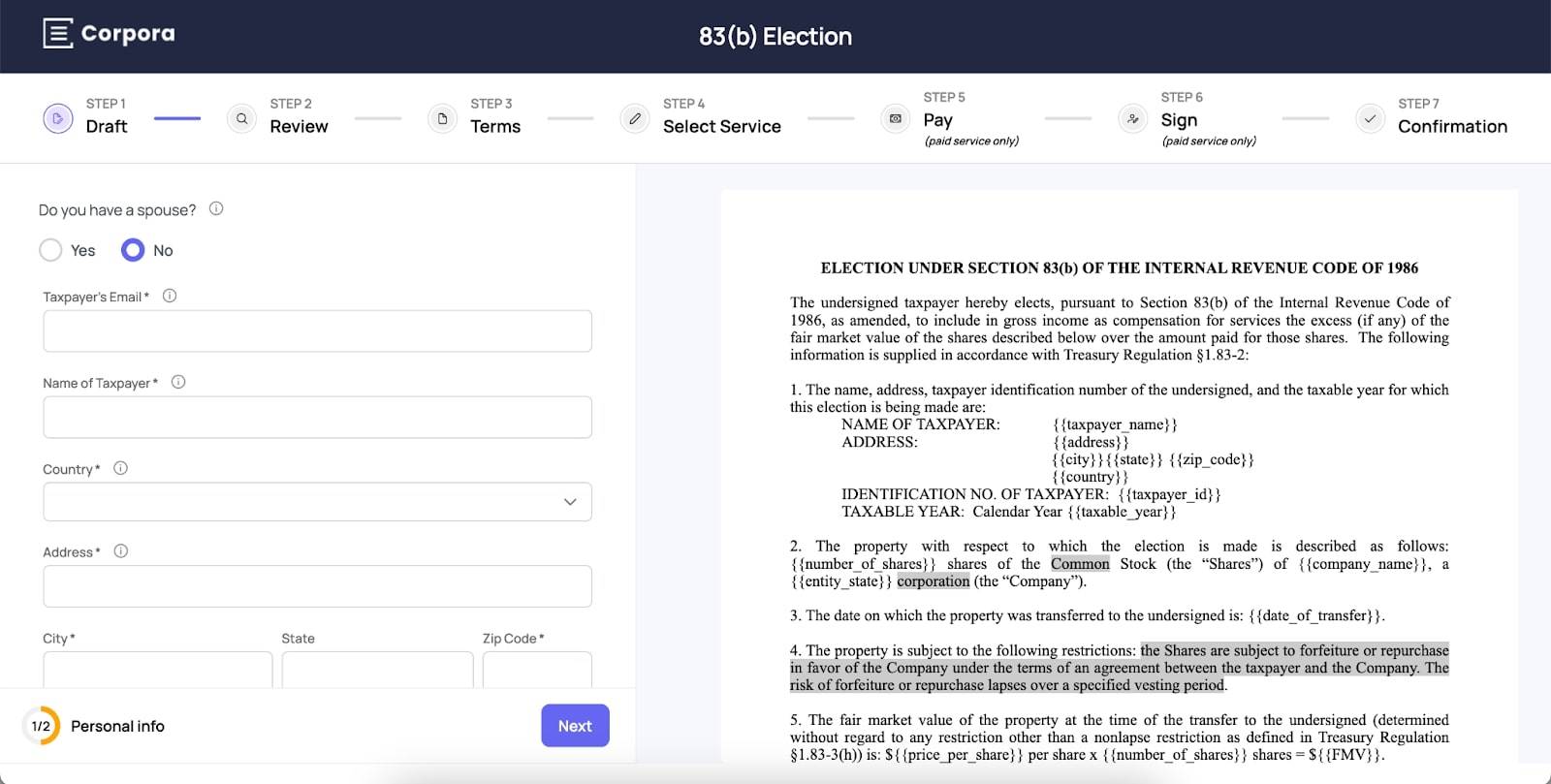 Filing an 83(b) Election as a Non-U.S. Taxpayer in 2024