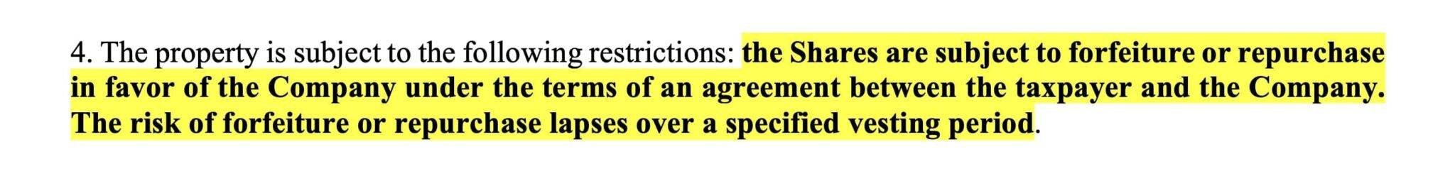 Complete Breakdown of an 83(b) Election Form Example - Corpora